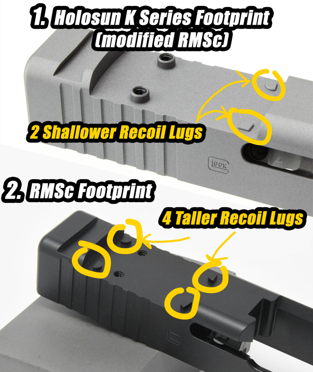 Holosun K Series vs Shield RMSc Footprint - All You Need to Know ...