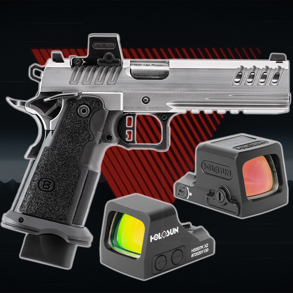 5 Best Bersa M2XI Double Stack 1911 Holosun Optics - Red & Green Dot S ...