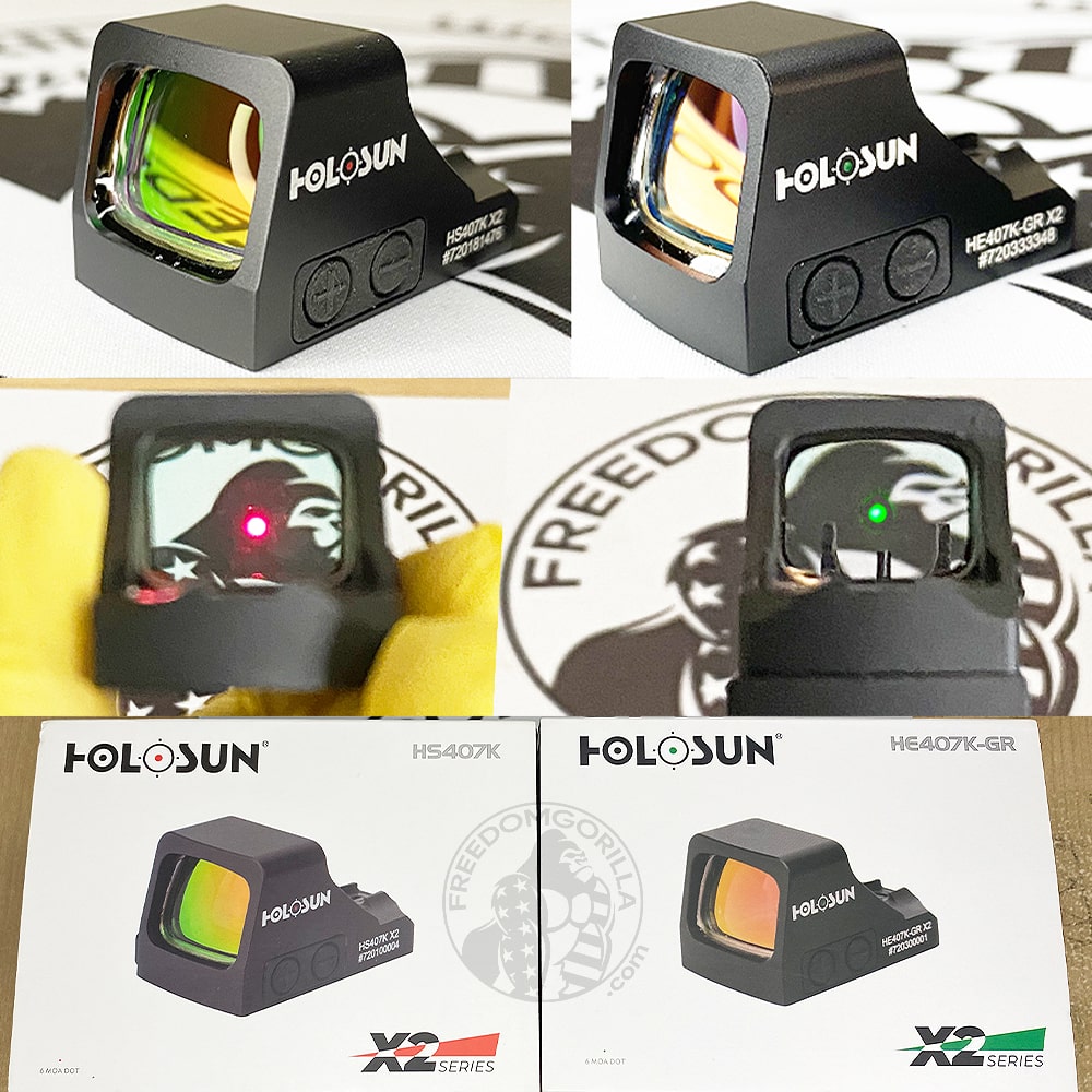 Holosun 407K X2 6 MOA Red & Green Dot Review - Should you buy one ...