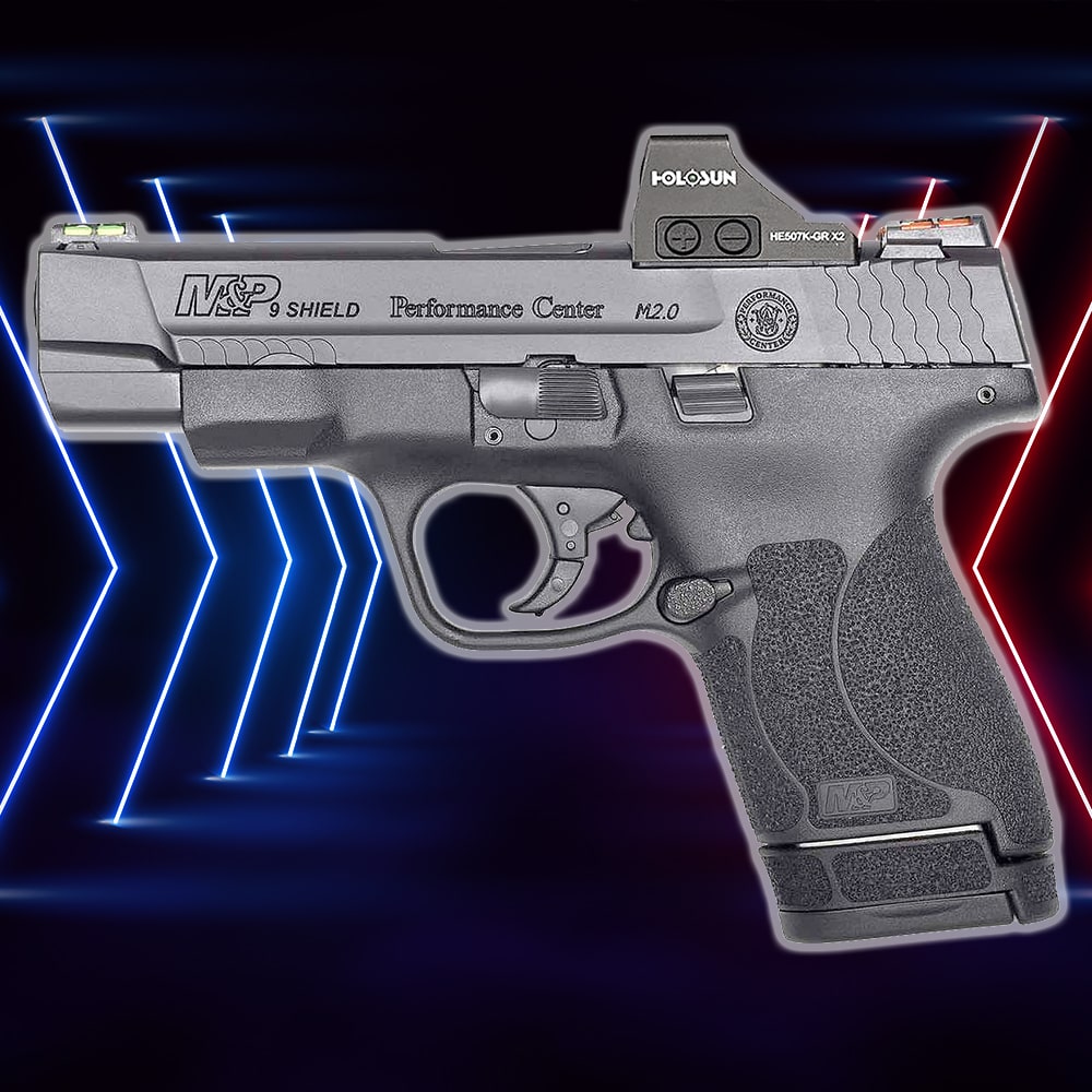 S&W M&P Shield 2.0 Optics Ready Red & Green Dot Sights + Adapter Plate ...