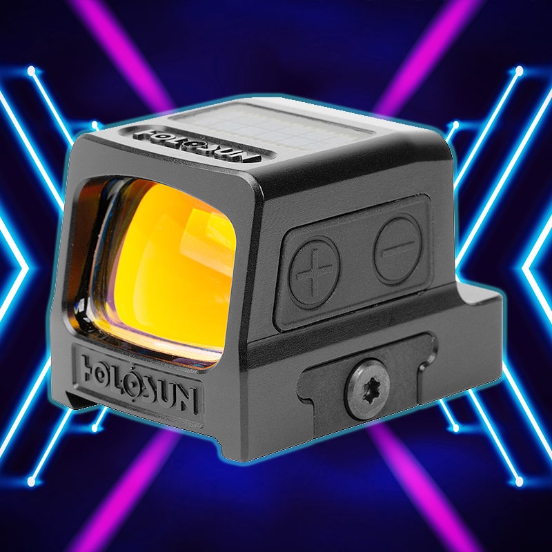 Holosun 509T X2 Titanium Red & Green Dot Sights - Enclosed Emitter - M ...