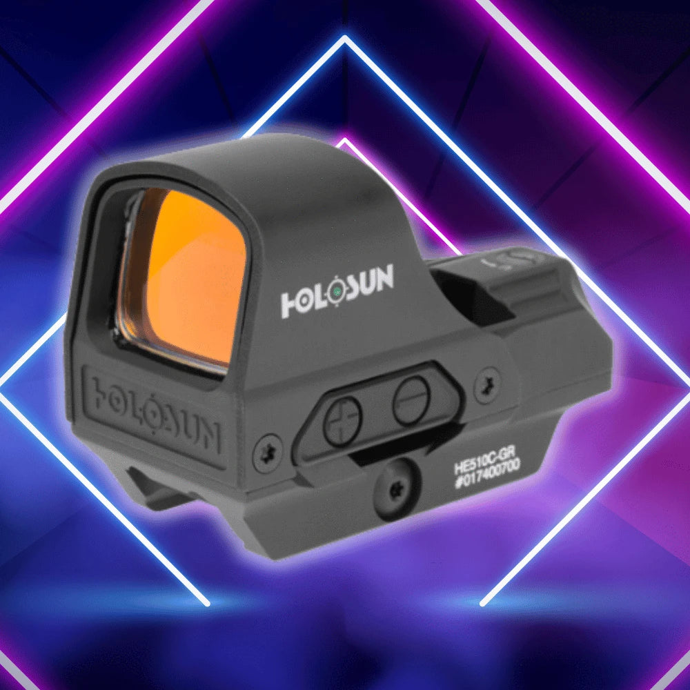 Holsoun 510 Series Rifle Optics - Red & Green Dot Sights with Solar Pa ...