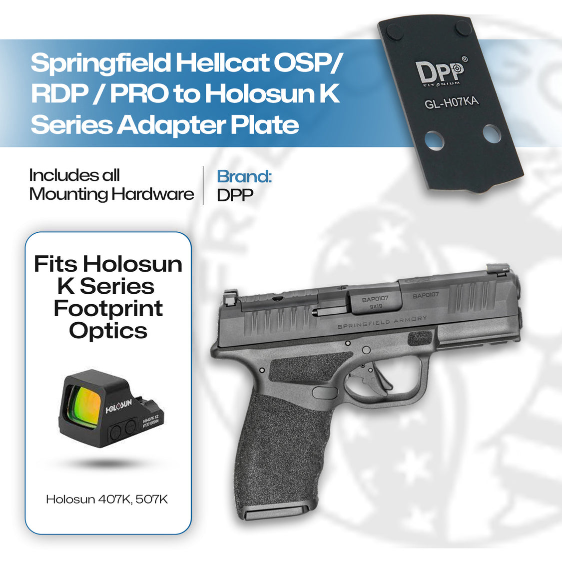 Pistol Red Dot Optic Plates – Freedom Gorilla
