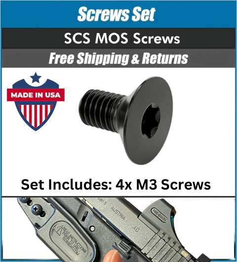 SCS MOS Replacement Screws, Made In USA - Set of 4 – Freedom Gorilla