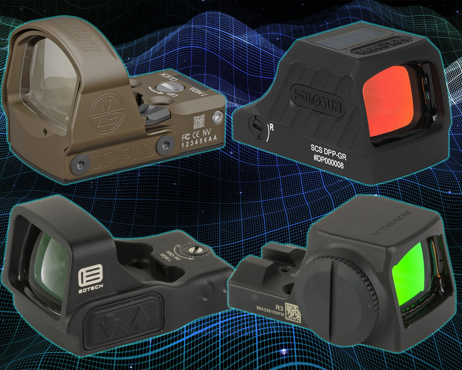 Best Delta Point Pro (DPP) Footprint Red & Green Dot Sights – Freedom ...