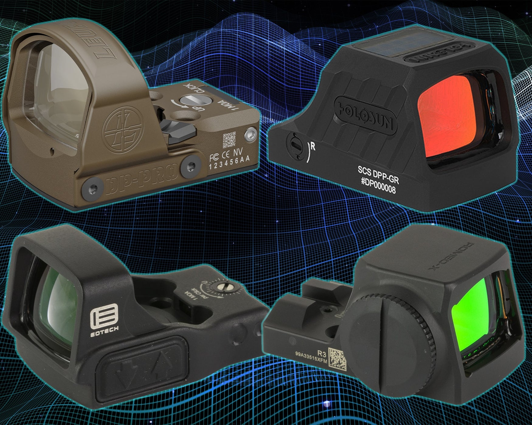 Best Delta Point Pro (DPP) Footprint Red & Green Dot Sights – Freedom ...