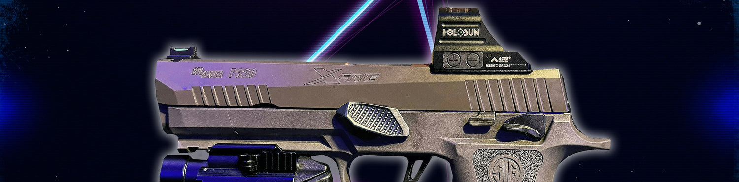 Sig Sauer P320, M17, M18 Red & Green Dot Sights, Filler and Adapter Pl ...