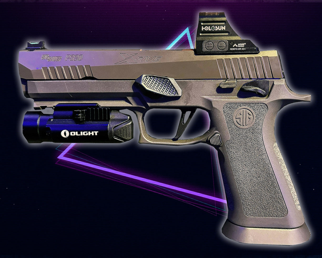 Sig Sauer P320, M17, M18 Red & Green Dot Sights, Filler and Adapter Pl ...