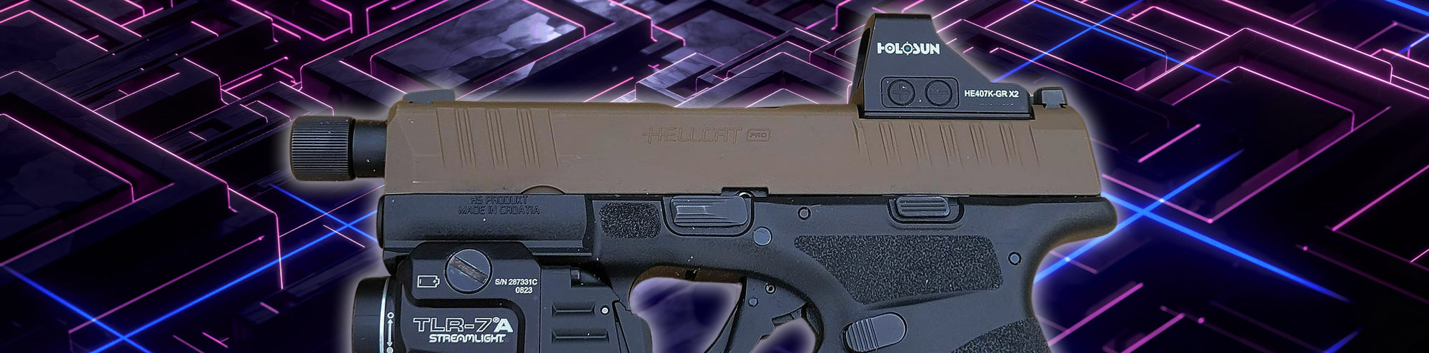 Springfield Armory Hellcat OSP/RDP/PRO Red & Green Dot Sights & Adapte ...