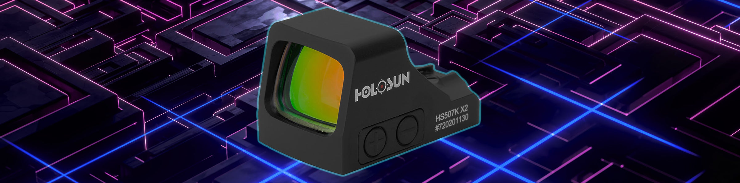 Holosun 507K X2 Red & Green Dot Sights - MRS Reticle - 32 MOA Circle ...