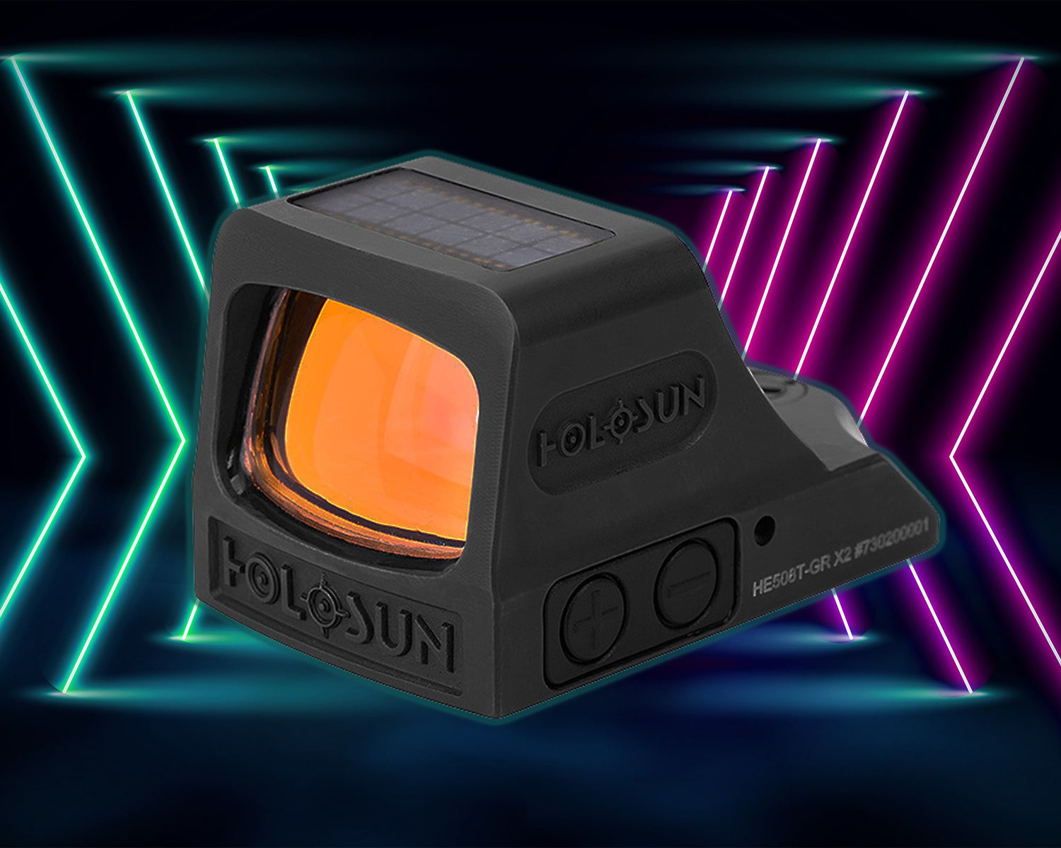 Holosun 508T X2 Titanium Red & Green Dot Sights - MRS Reticle - 32 MOA ...