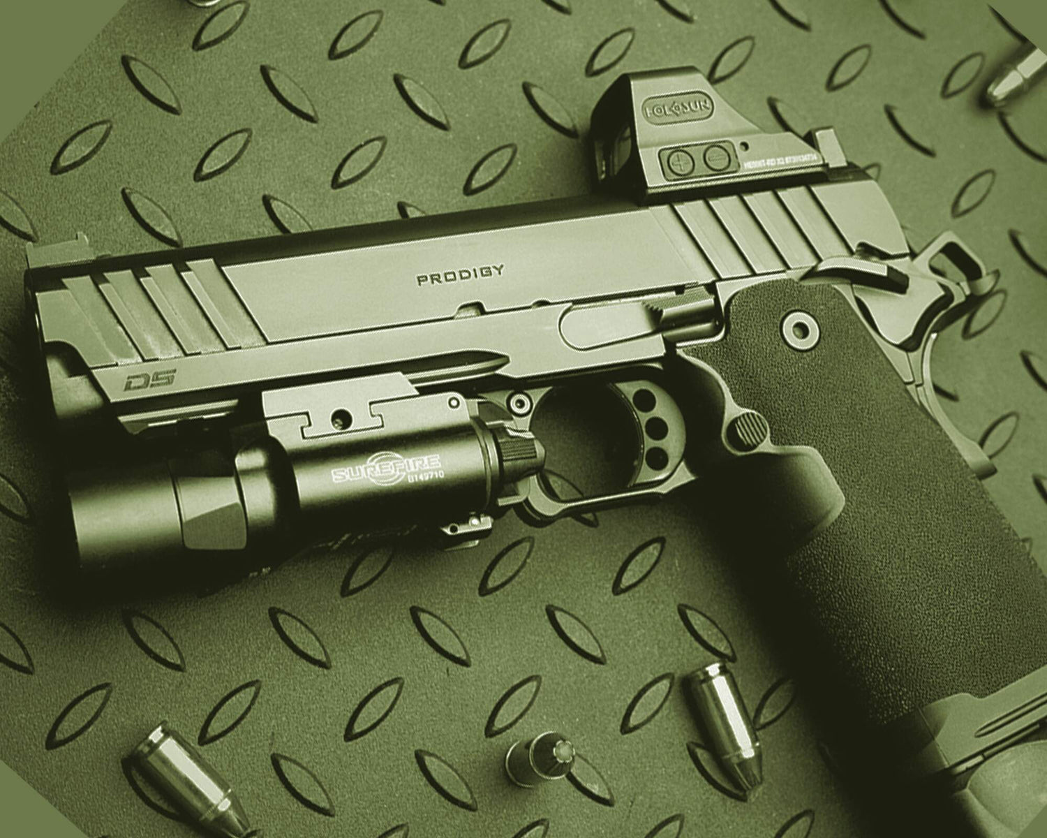 Springfield Armory 1911 DS Prodigy Optics - Red & Green Dot Sights ...