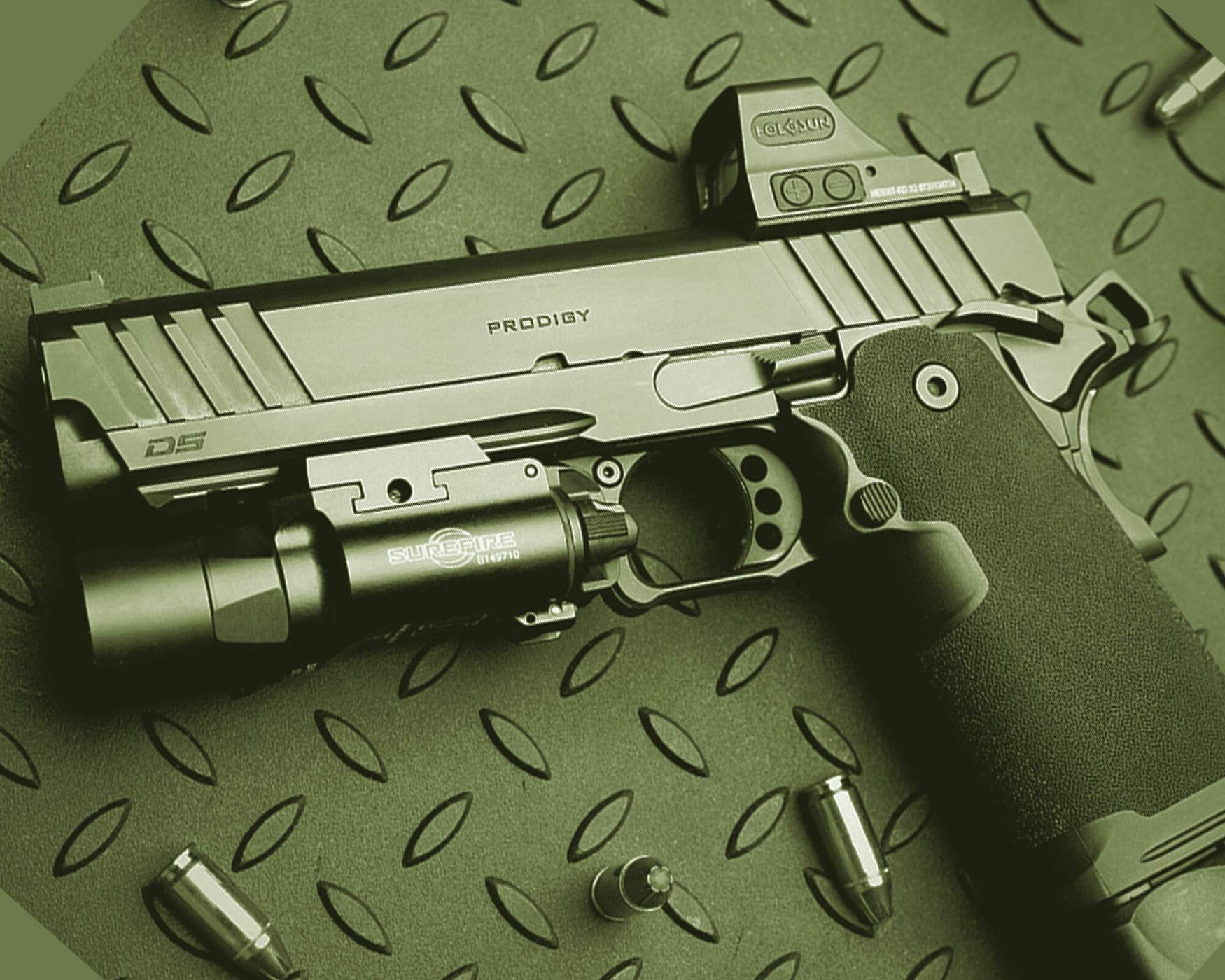 Springfield Armory 1911 DS Prodigy Optics - Red & Green Dot Sights ...