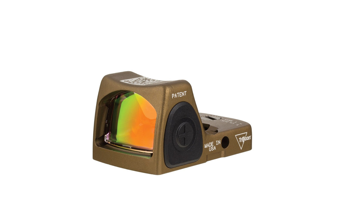 Trijicon RMR HRS Type 2 Adjustable Red Dot Sight Coyote Brown - 7075 T ...