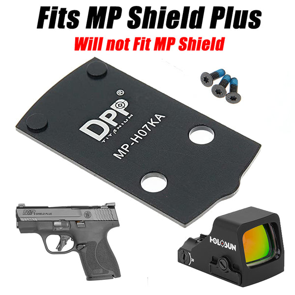 S&W M&P Shield Plus 407K, 507K, EPS Carry Adapter Plate - (Will Not Fi ...